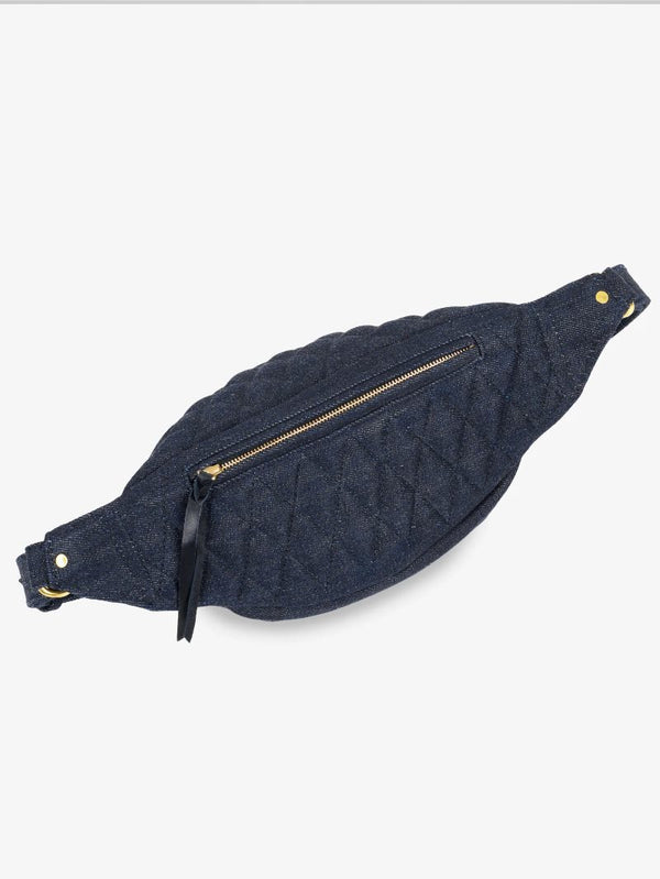 Iron Heart Denim 25oz Selvedge Denim Waist Bag - Indigo - Mildblend ...
