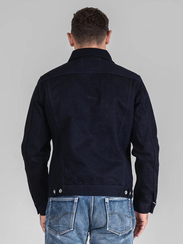 Iron Heart Denim IH-526J-142ib Indigo/Black 14oz Selvedge Denim Modifi ...