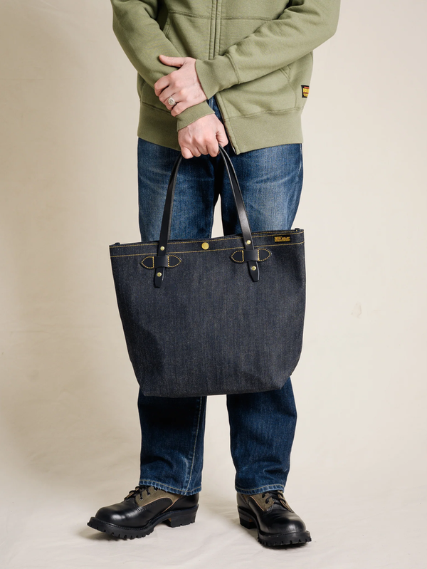 Iron Heart Denim IHE-49-IND 25oz Selvedge Denim Tote Bag - Mildblend ...
