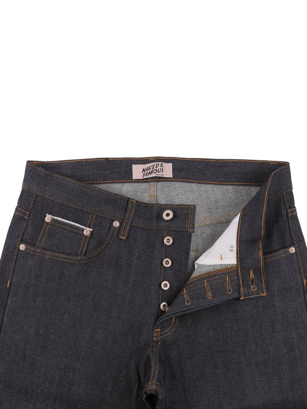 Naked & Famous Denim Strong Guy Left Hand Twill Indigo Selvedge ...
