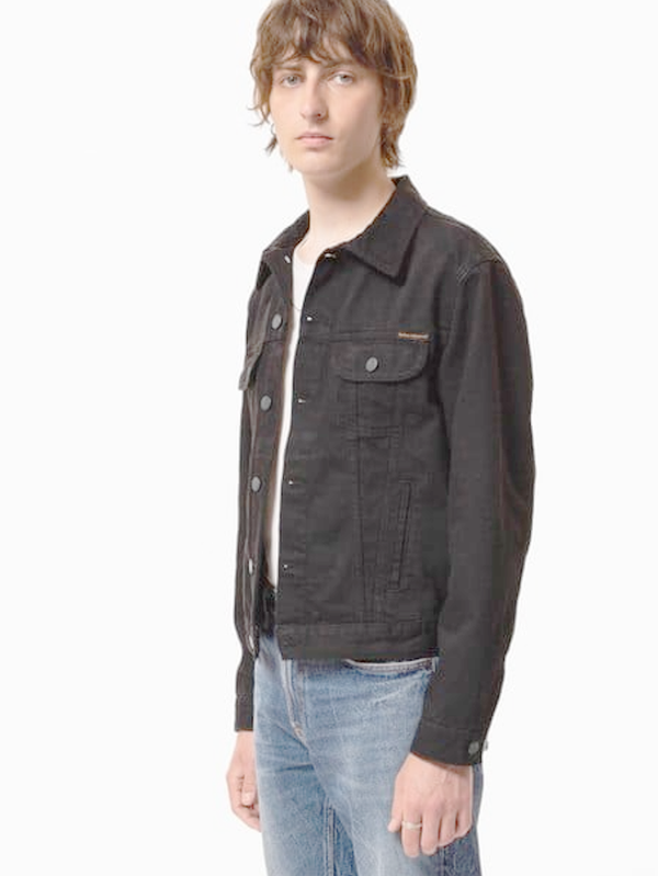 Nudie Jeans Black Danny Smooth Jacket - Mildblend Supply Co
