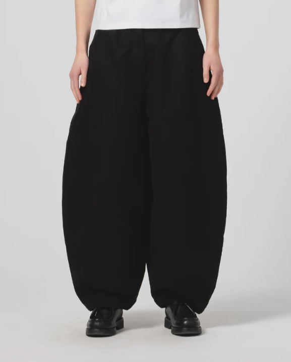 Eat Dust Black Wide Sultan Pants - Mildblend Supply Co