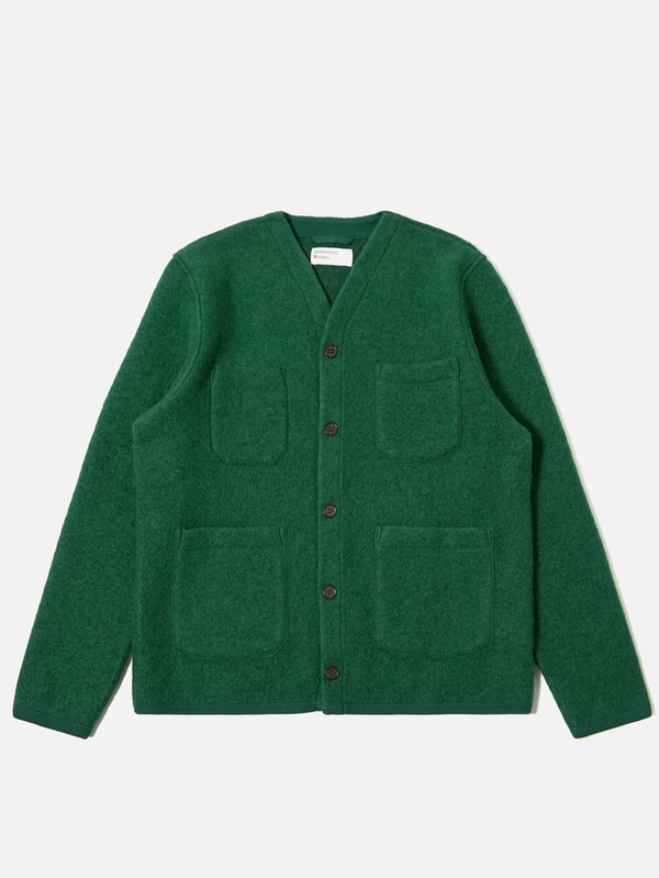 Universal Works Green Wool Cardigan - Mildblend Supply Co