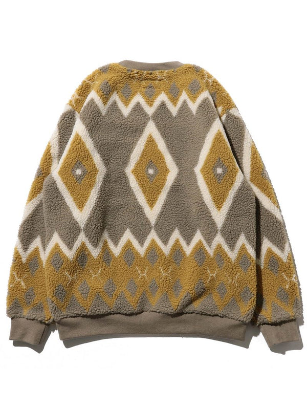 Beams Plus Crew Boa Jacquard Gold - Mildblend Supply Co