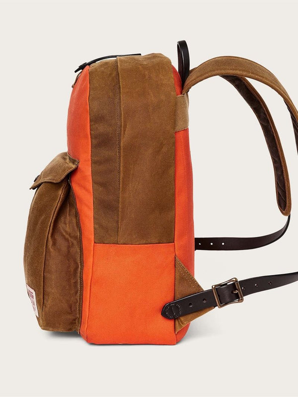 Filson Journeyman Tan Flame Waxed Backpack - Mildblend Supply Co