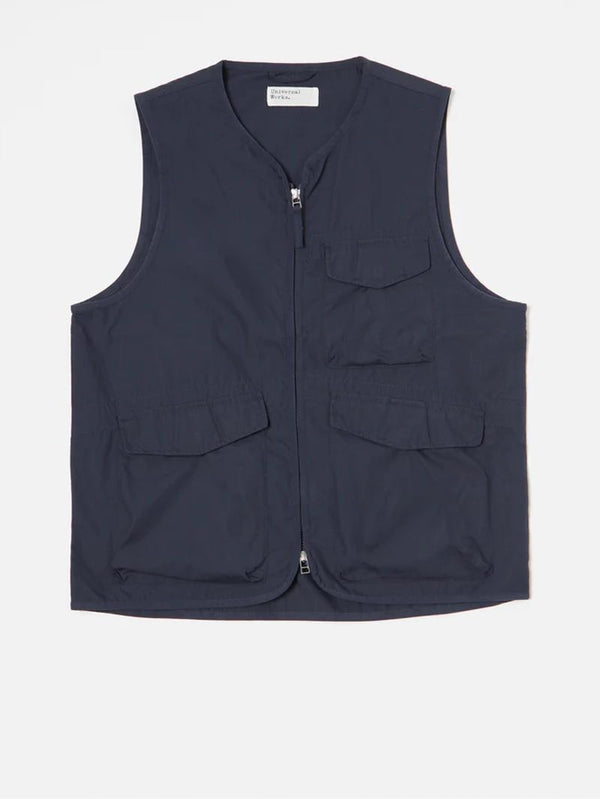 Universal Works Parachutte Vest Navy - Mildblend Supply Co