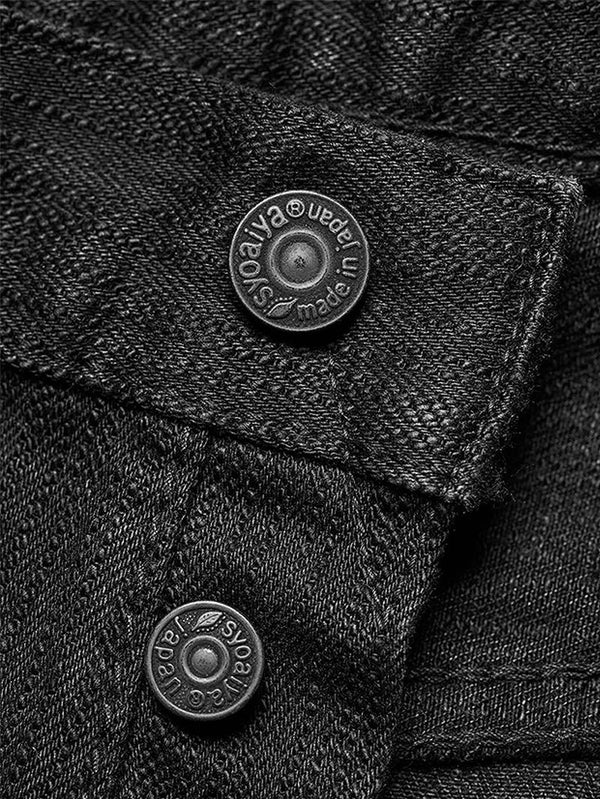 Pure Blue Japan 1167-WBK 13oz Stretch Extra Slub Relaxed Taper Black S - Mildblend Supply Co