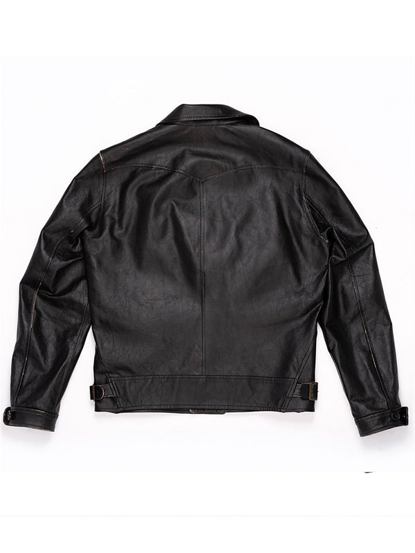 Shangri-La Heritage “Cossack” Black Tea-core Leather Jacket - Mildblend ...