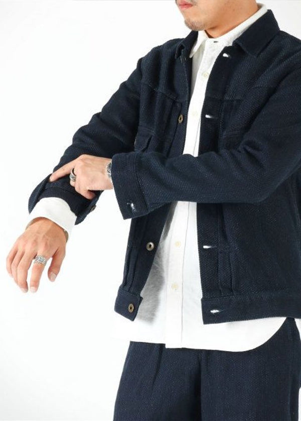 Japan Blue Sashiko Type II Jacket - Mildblend Supply Co